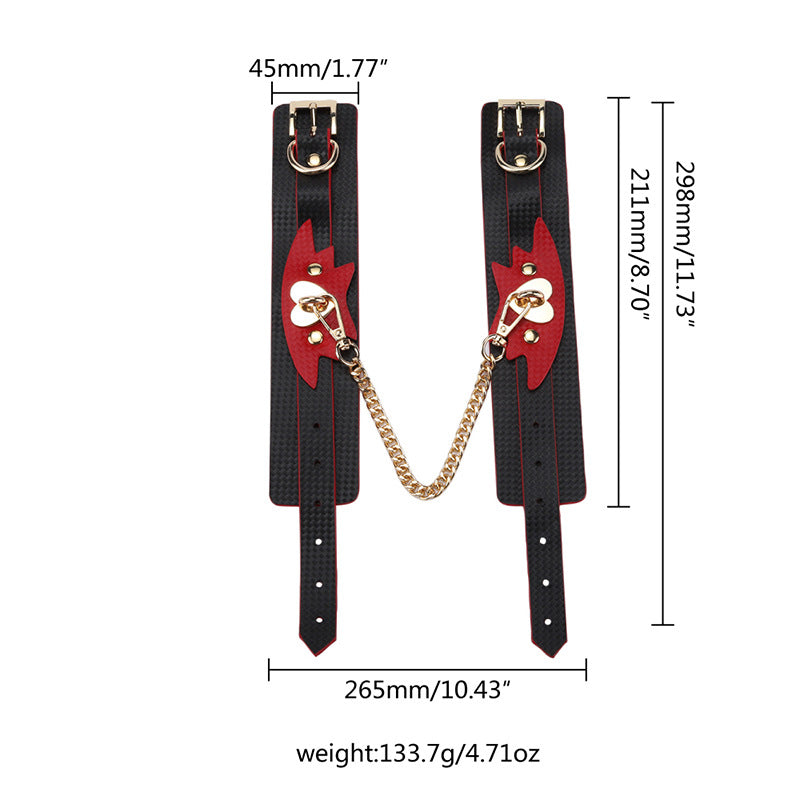 RY Lusury BDSM Fetish Bondage Kit 4 Pcs Red Sexyplay au RY Lusury BDSM Fetish Bondage Kit 4 Pcs Red Sexyplay au